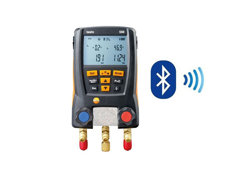Testo 557s Smart Digital Manifold With Wireless Vacuum And Clamp ...